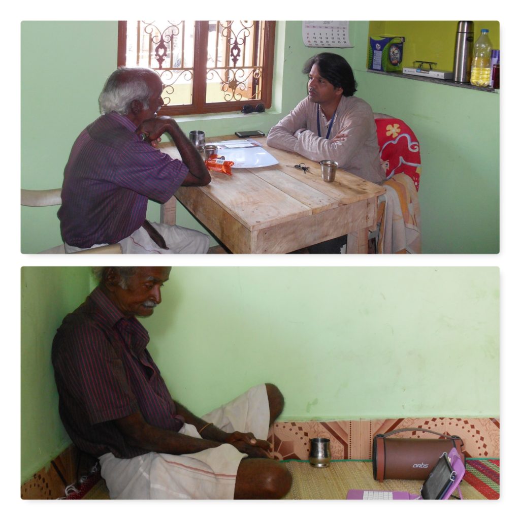 Homeless man who is content with what he has – Snehan