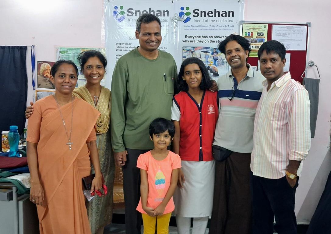 We were honored to welcome Rev. Fr. Yeruva Joji SDB at Snehan Home – Snehan